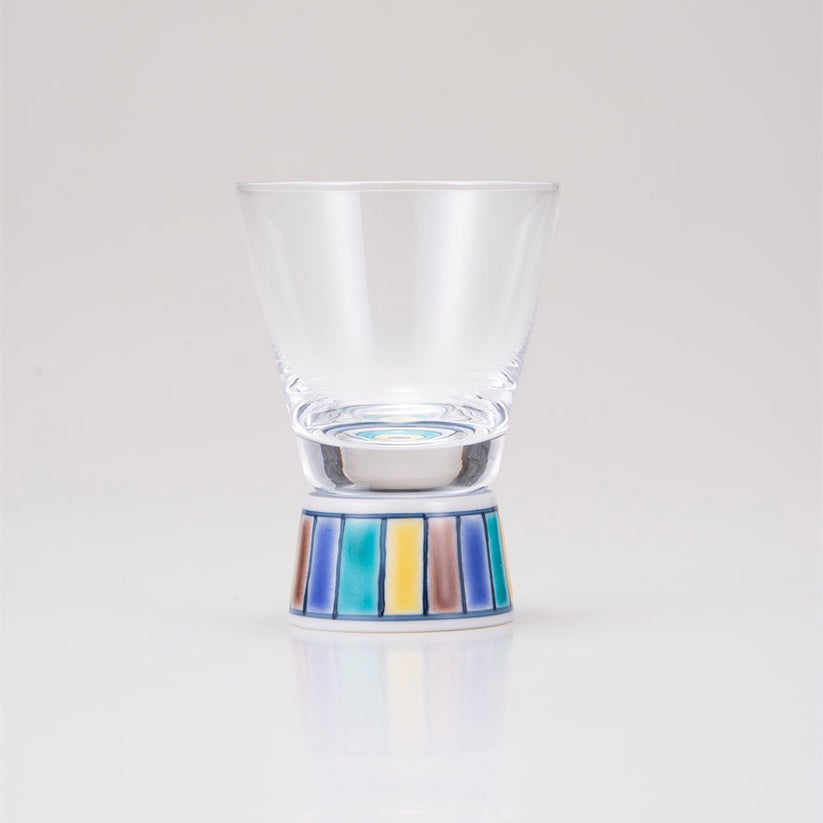 Kutani Japanese Shot Glass / Colorful Pattern 1 – Suigenkyo Online Store